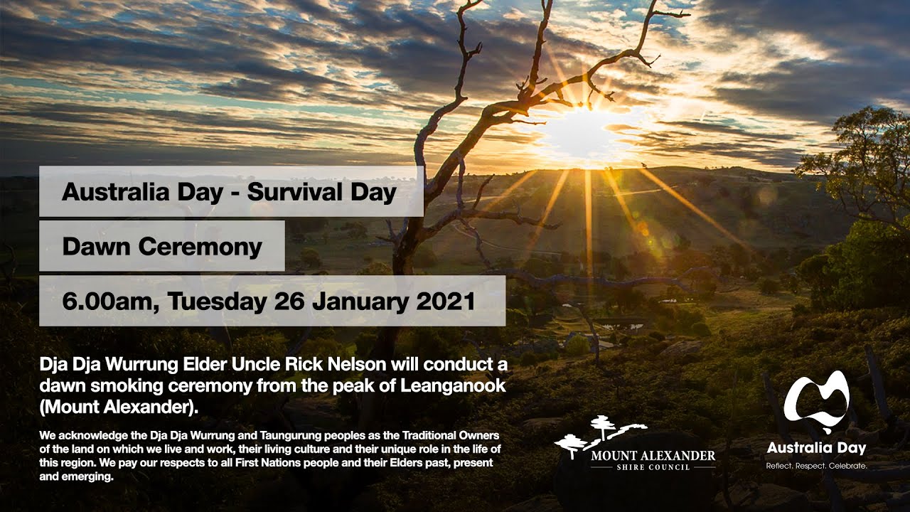 Australia Day - Survival Day - Dawn Smoking Ceremony – HD VERSION - YouTube