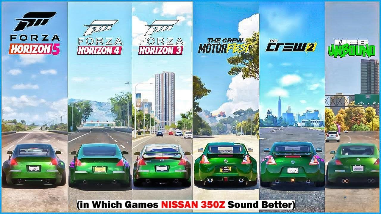 Nissan 350z Top Speed in FH5, FH4, Horizon 3, The Crew Motorfast, The ...
