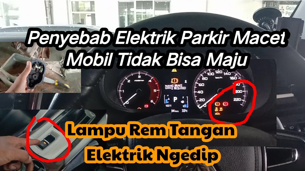 PENYEBAB REM TANGAN MACET/REM TANGAN ELEKTRIK MACET || All New Pajero ...