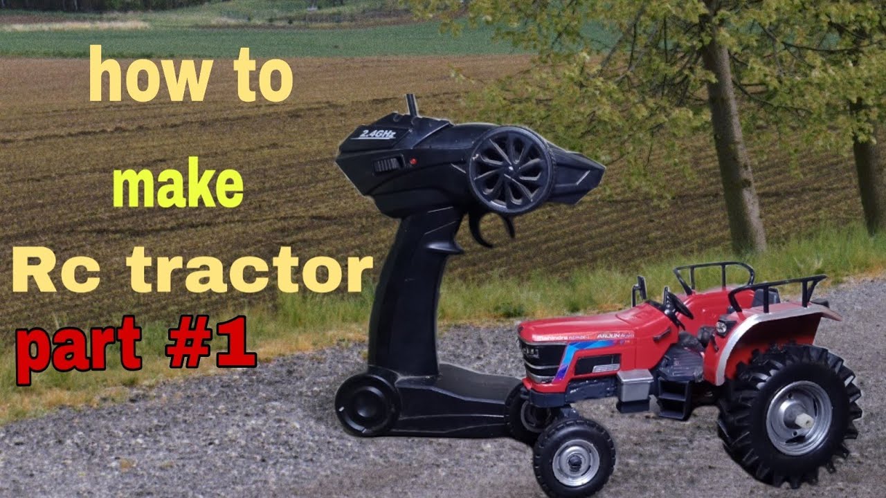 How to Make Tractor🚜 Toy Remote Control at Home Part 1 - YouTube
