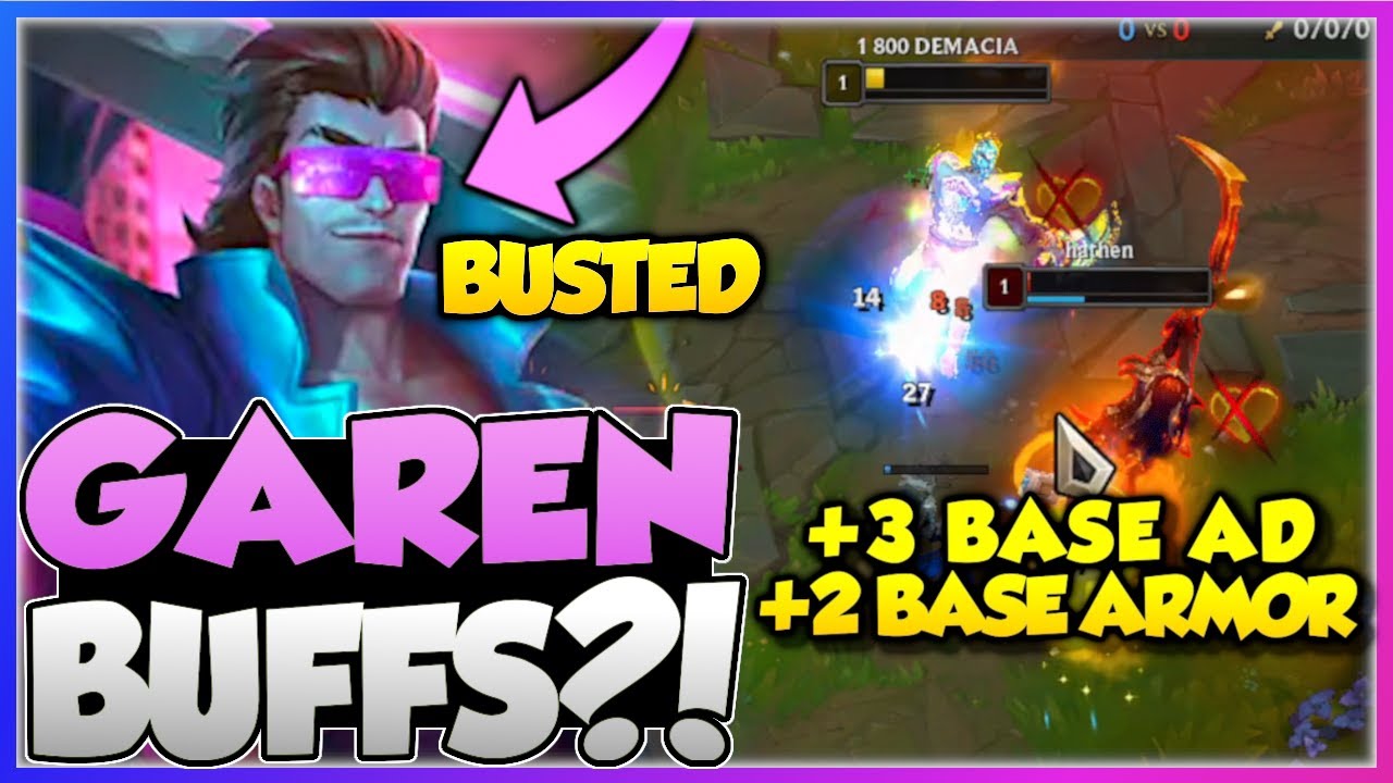 NEW GAREN BUFFS ARE SO OP!! 😎 | riste | League of Legends - YouTube