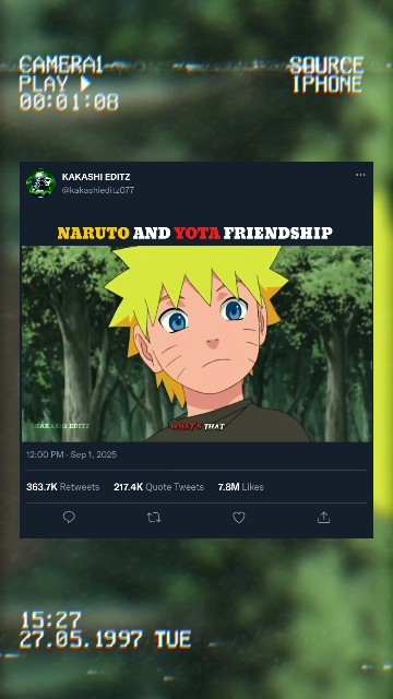 NARUTO AND YOTA FRIENDSHIP #anime #naruto #narutoshippuden #trending # ...