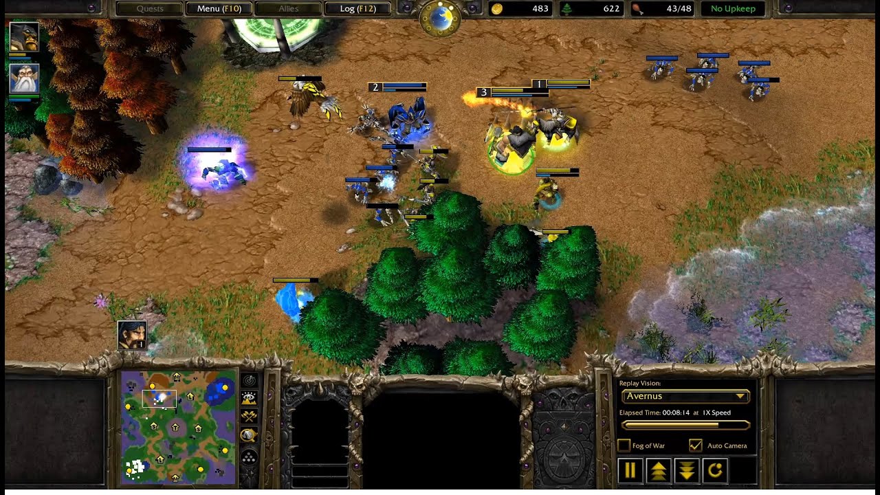 Warcraft III League 2022 Dec26 Miezhiko(U) v Avernus(H) Game 2 MAPS ...