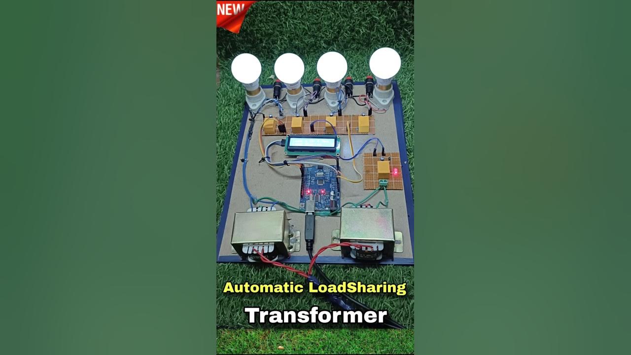 Automatic LoadSharing Transformer With Arduino || Electrical Project #shorts #electricalprojects ...