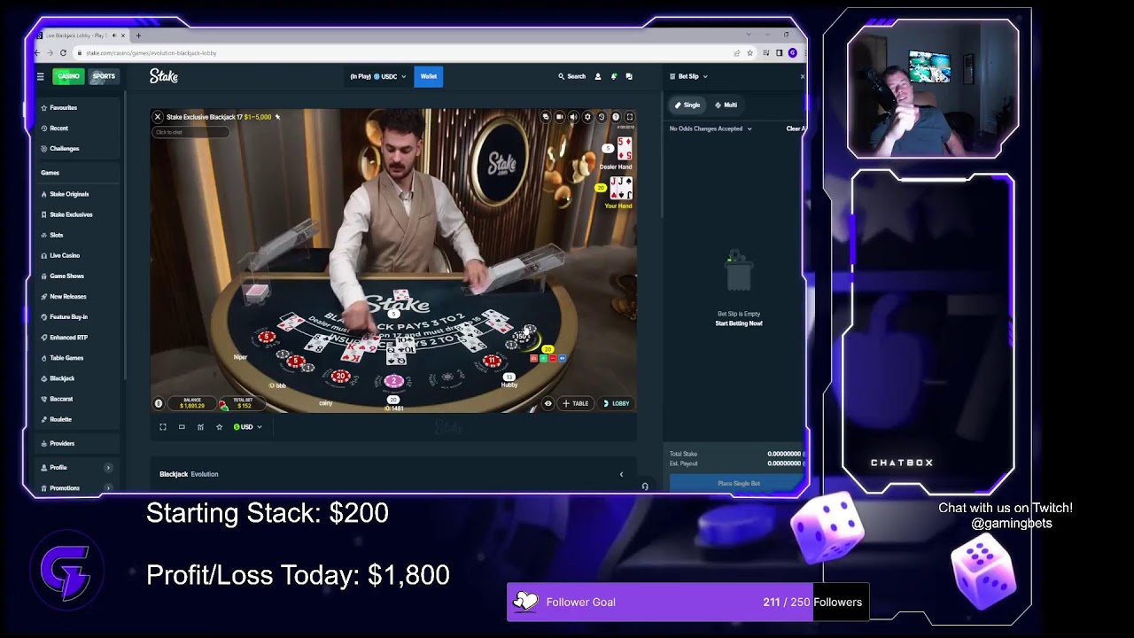 Real Money Gambling LIVE with Gaming Bets - YouTube