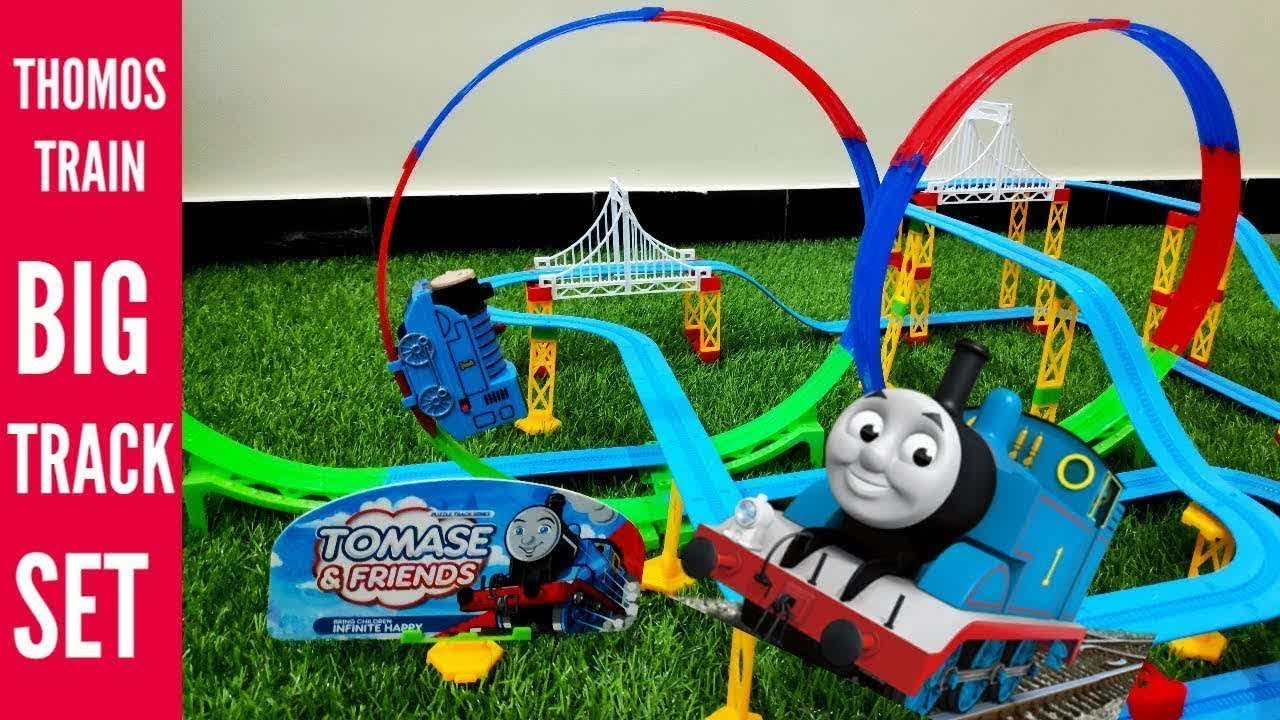 Thomas & Friends Big Train Track Toys Unboxing and Testing - YouTube