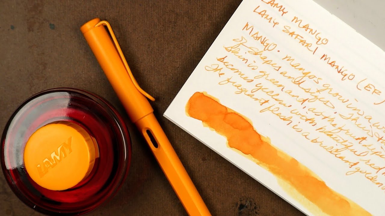 I'VE GONE FRUITY! Lamy Show You the Safari Fountain Pen in 'Mango ...