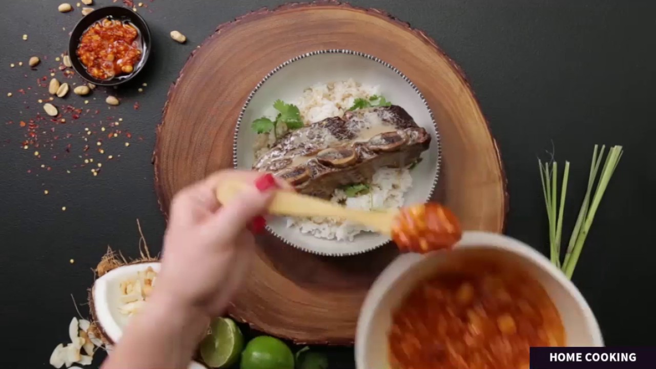 How to make coconut braised short ribs, coconut curry beef, coconut ...