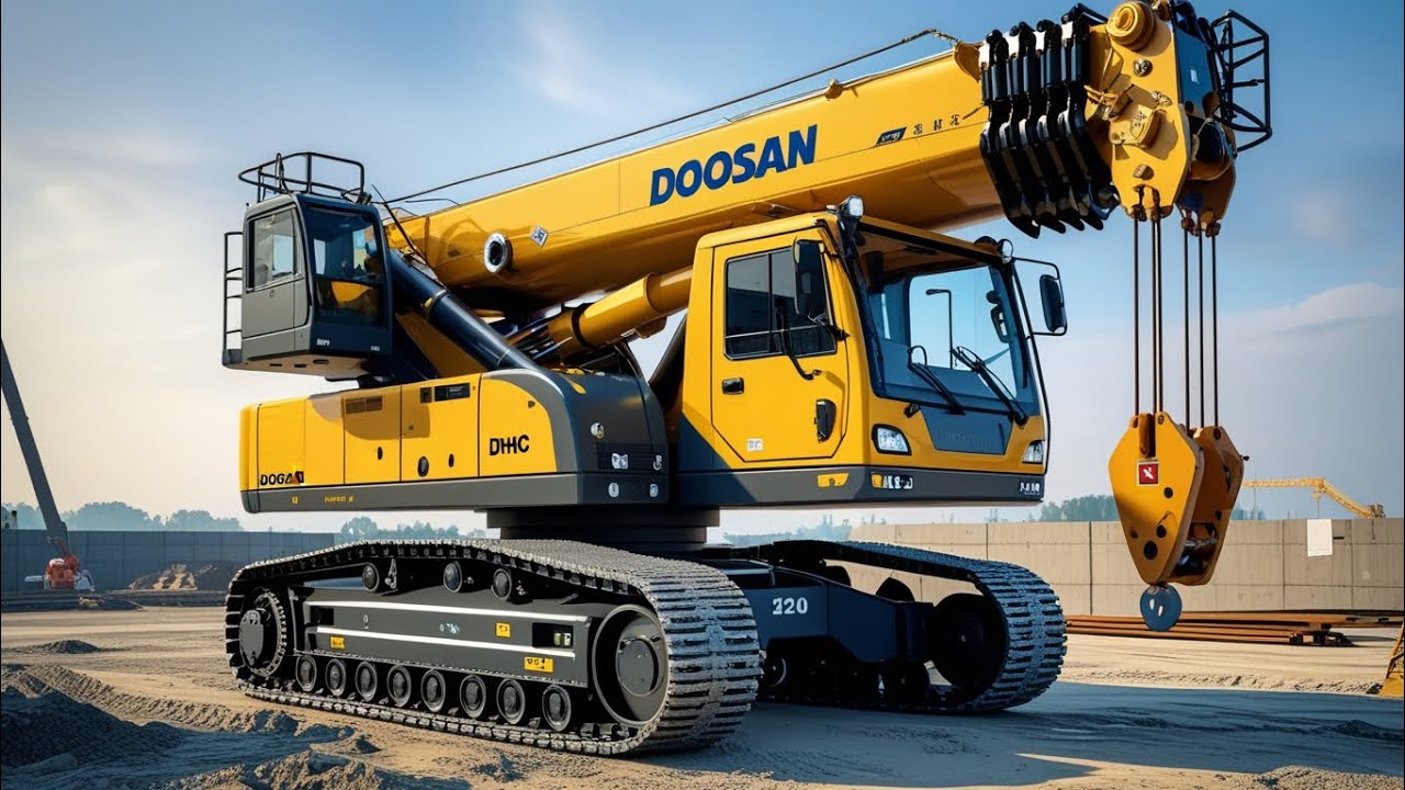 Doosan DHC 320 Crawler Crane Full Review | automotive JB garage - YouTube