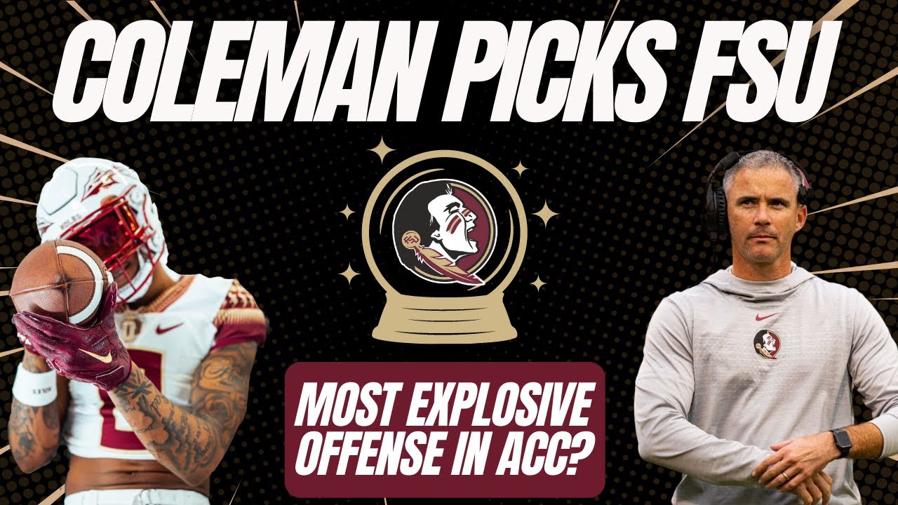 Is FSU the ACC's Most Dangerous Offense? - Coleman Commits - FSU ...