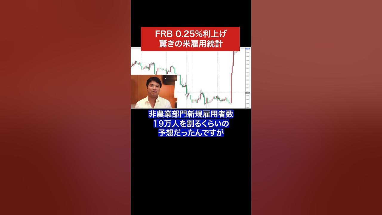FRB 0 25%利上げ 驚きの米雇用統計【切り抜き】 #香港K氏 #切り抜き #Shorts - YouTube