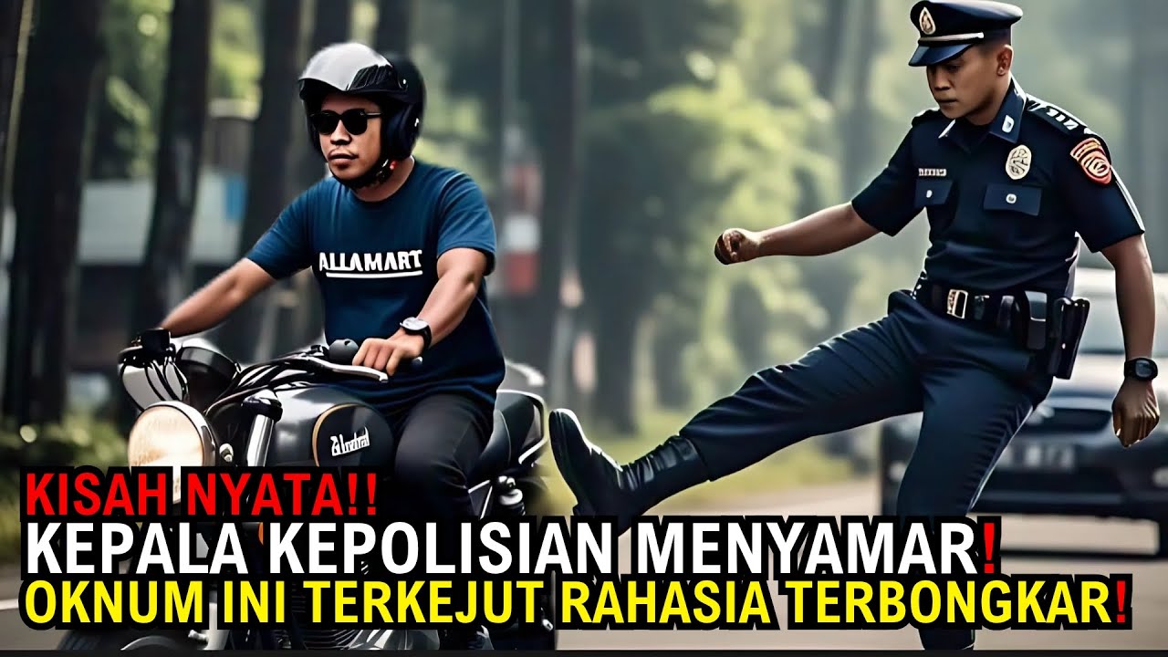 VIRAL! KEPALA POLISI MENYAMAR, OKNUM POLISI TAK MENYANGKA RAHASIANYA TERBONGKAR - YouTube