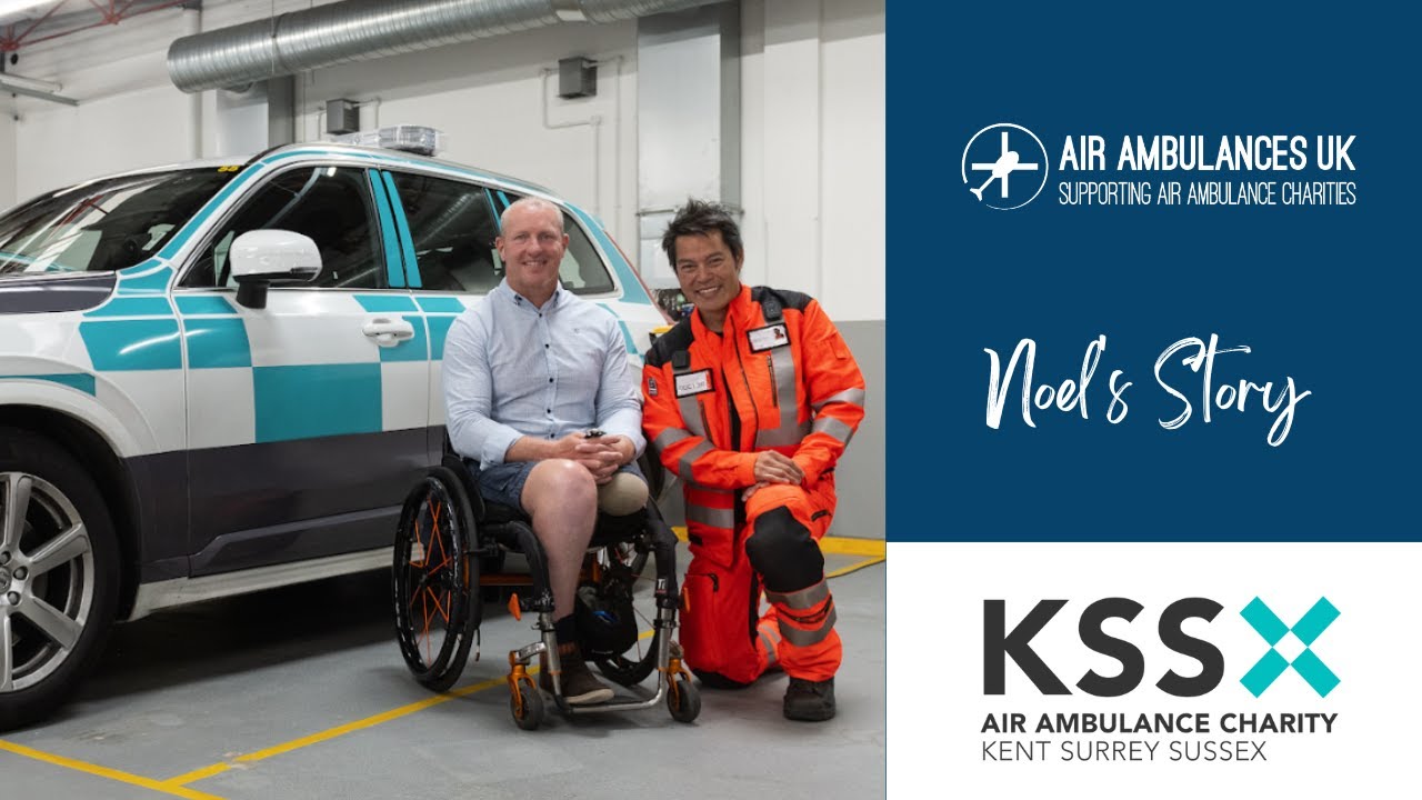 Noel's Story: Air Ambulance Charity Kent Surrey Sussex - YouTube