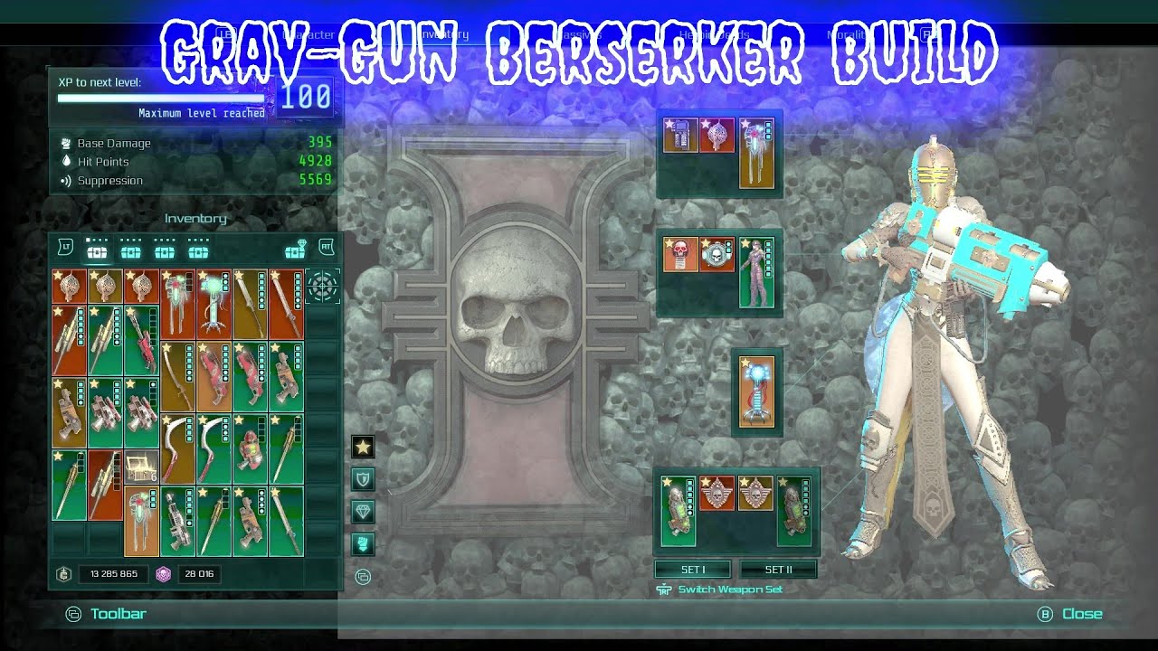 Grav-Gun Berserker build / Warhammer 40k / Inquisitor martyr build 2023 ...