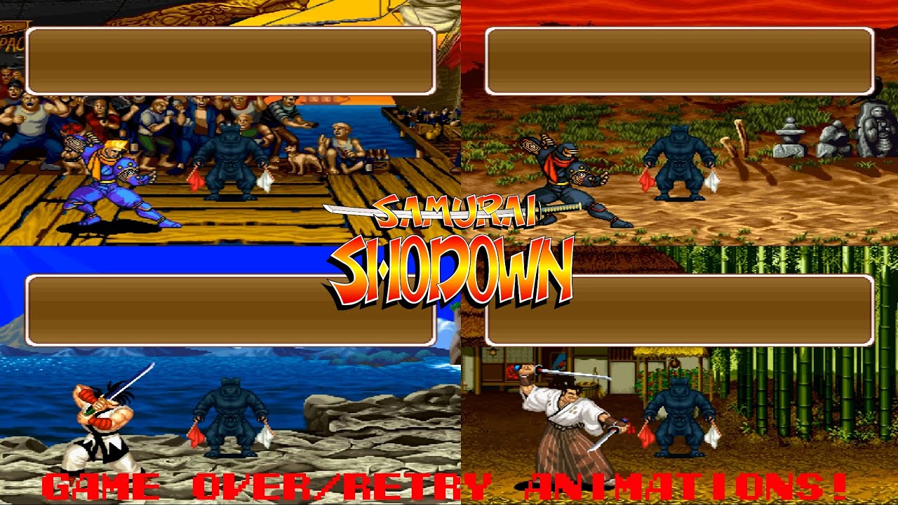 Game Over/Retry - Samurai Shodown 1 (Neo-Geo) - YouTube