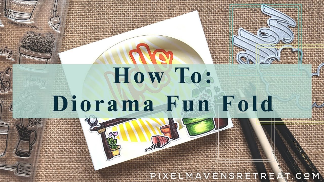 How To: Diorama Fun Fold - YouTube