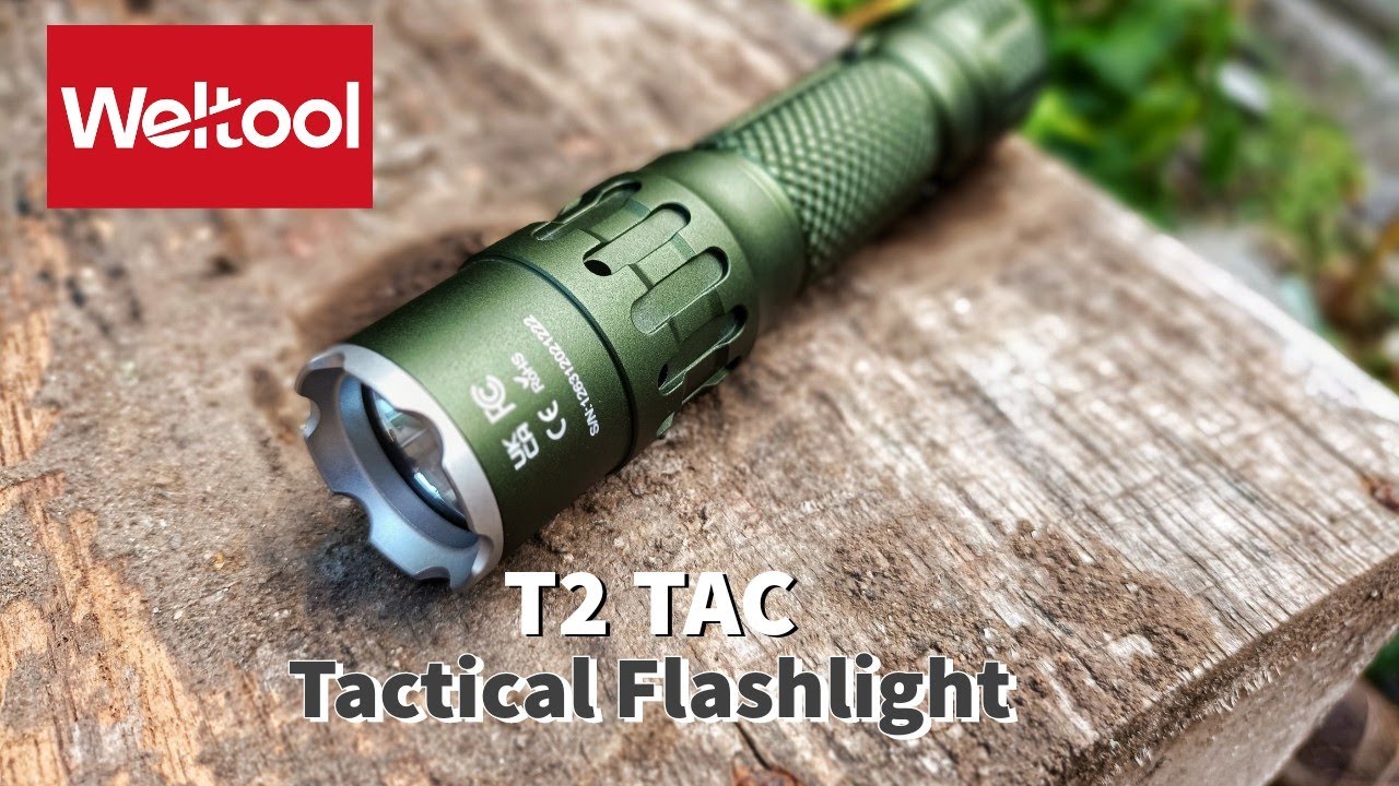 Weltool T2 TAC | Best Tactical Flashlight! - YouTube