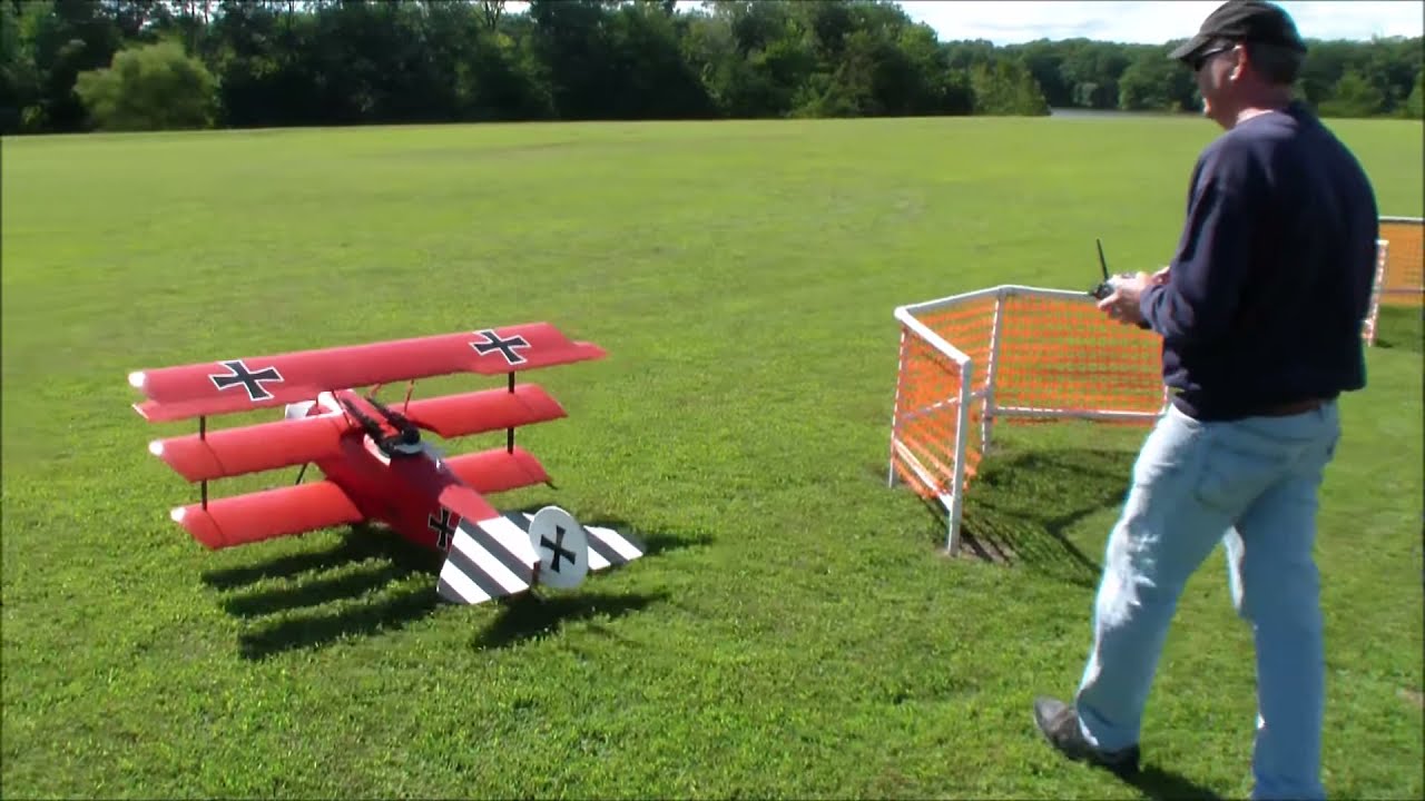 Fokker DR1 Triplane by Balsa USA - 1/4 Scale - YouTube