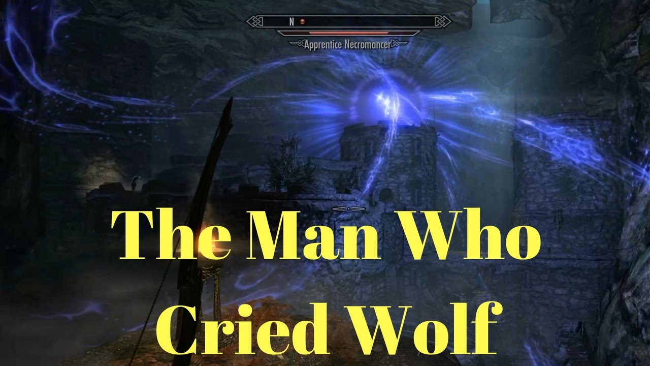Skyrim - Solitude - The Man Who Cried Wolf - Wolfskull Cave - YouTube