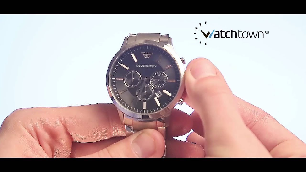 Обзор часов Emporio Armani AR2460 - YouTube