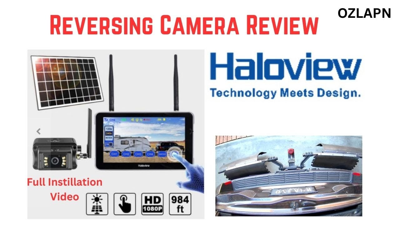 Haloview Byte Tango BT7 Solar Reversing Camera Review & Installation Guide - YouTube