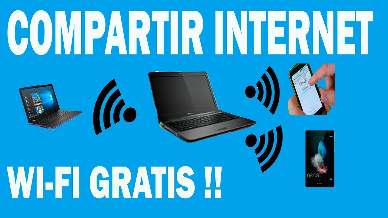 COMO COMPARTIR INTERNET DESDE TU PC A OTROS PCS, CELULARES, TABLETS ...