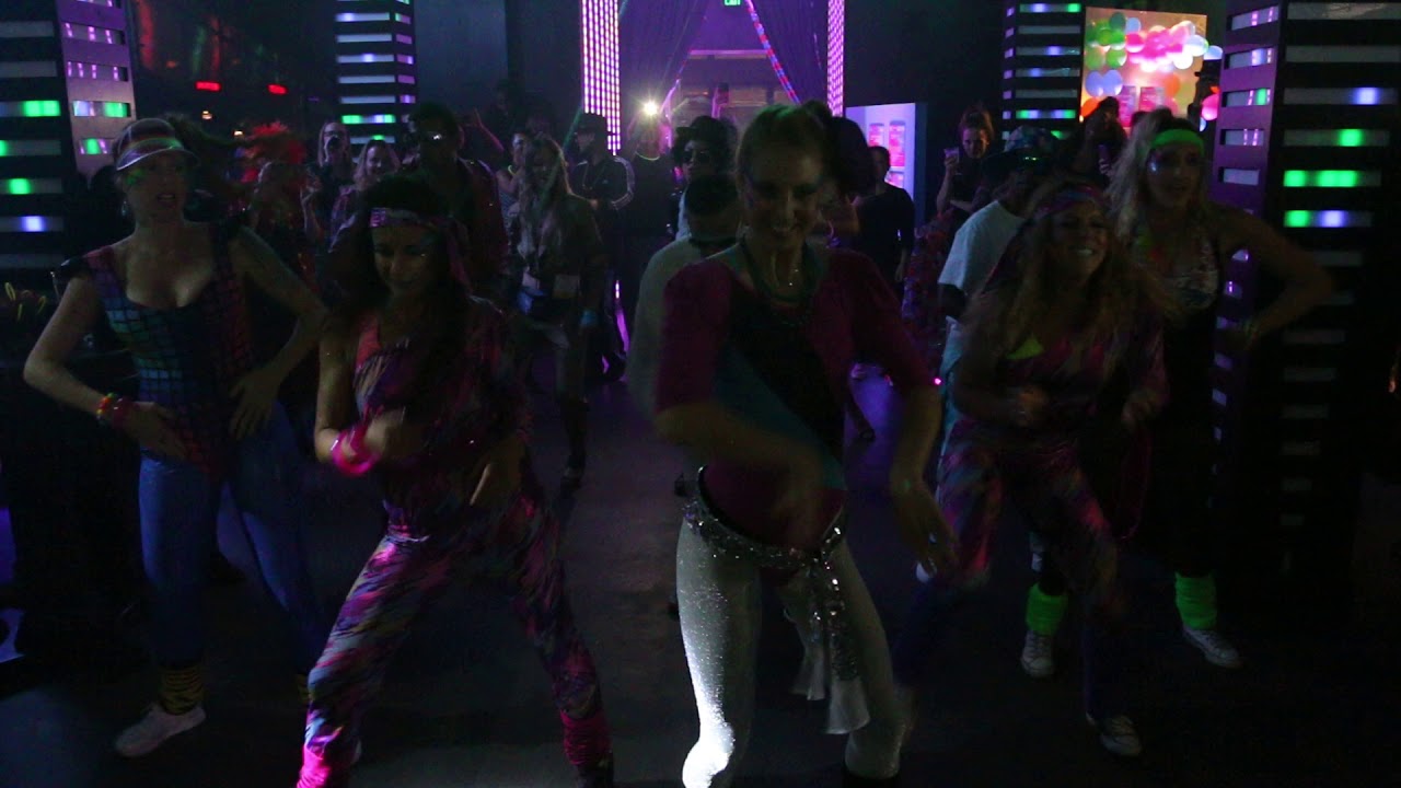 Rae Agency | 80's FLASH MOB ENTRANCE #RaeAgency - YouTube