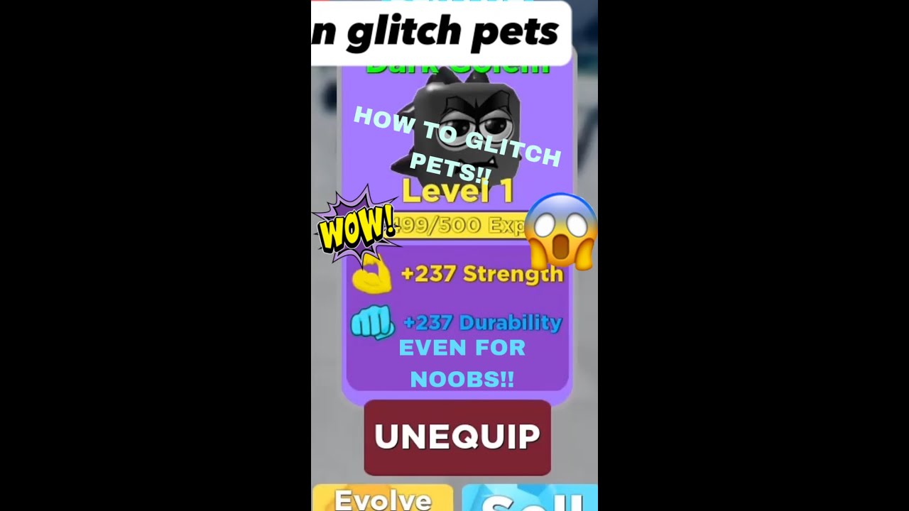 How to Glitch a Pet Like a Pro With Any Rebirth!! - Muscle Legends Pet ...