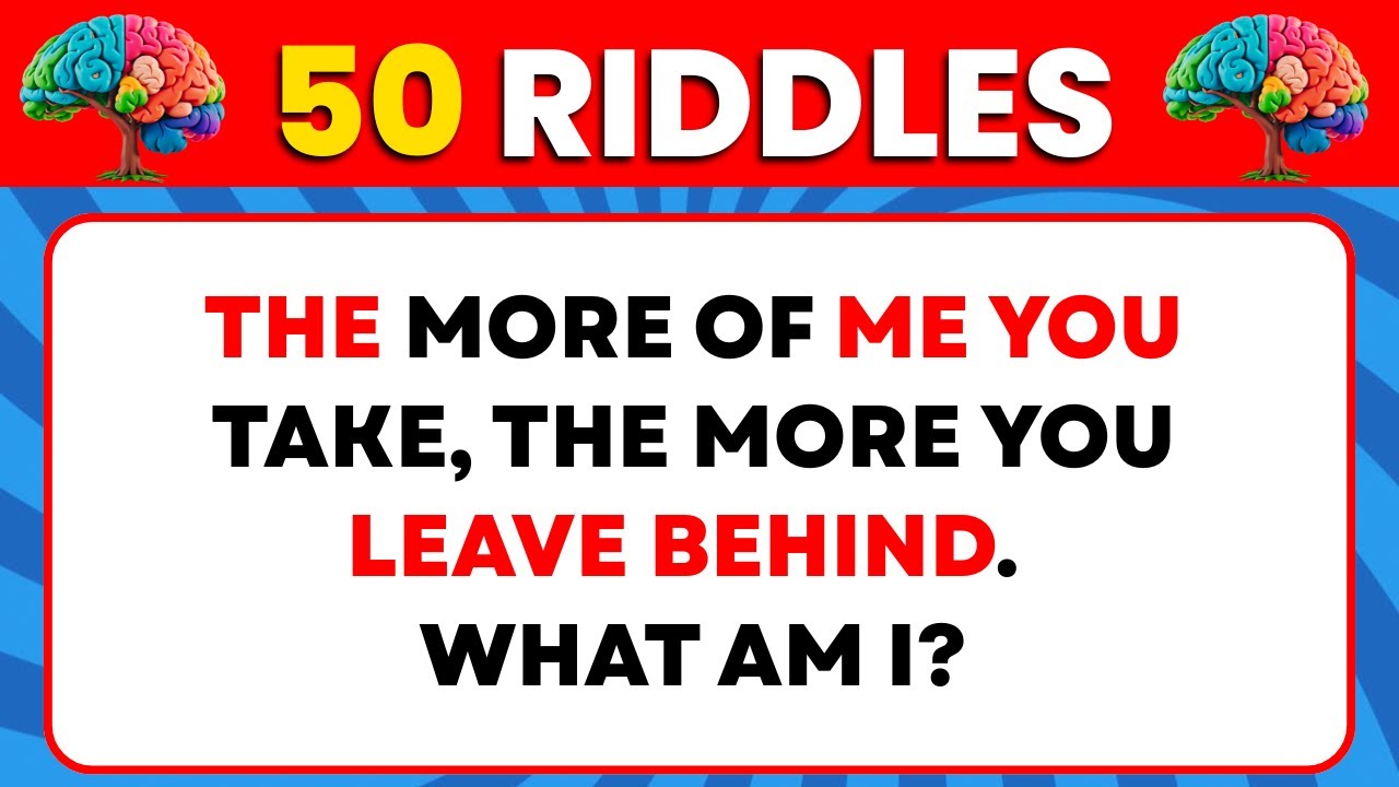 Brain Break Riddles You Must Try! 🧠 | Quiz 347 - YouTube