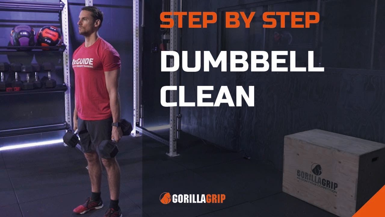Step by Step Dumbbell Clean - YouTube
