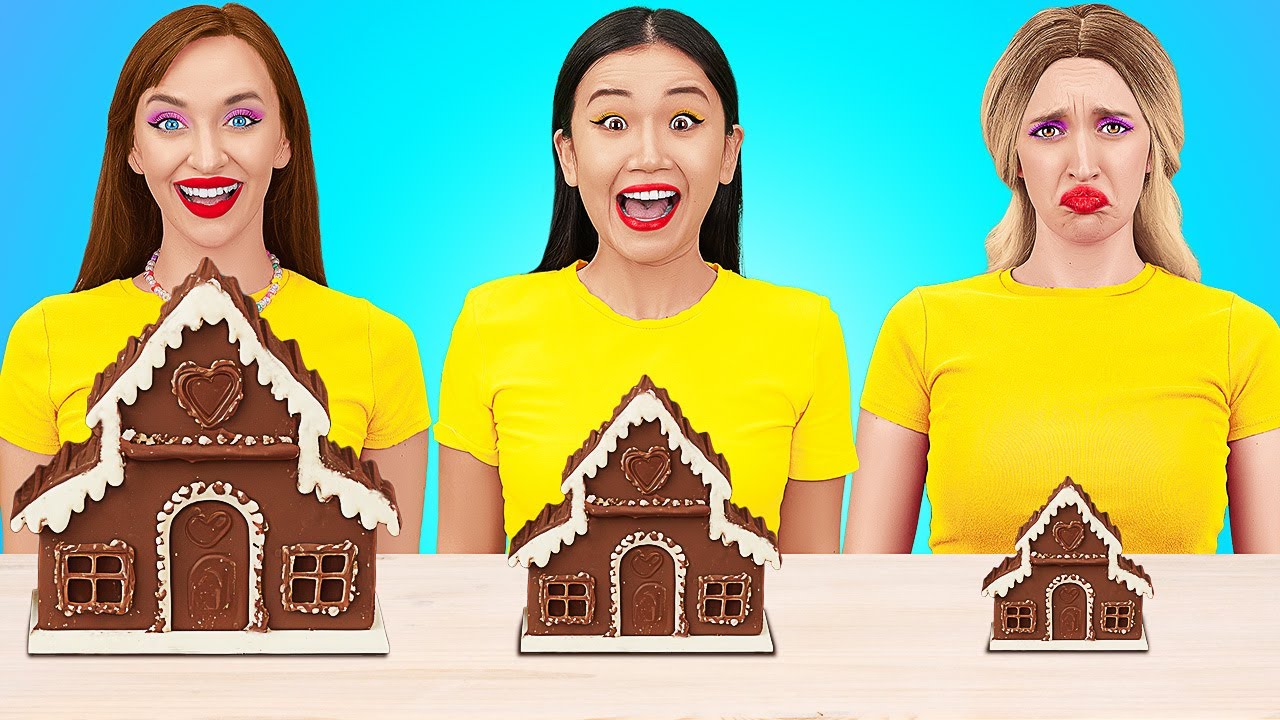 MIAM !🤩 100 COUCHES de CHOCOLAT ! Astuces culinaires géantes VS ...