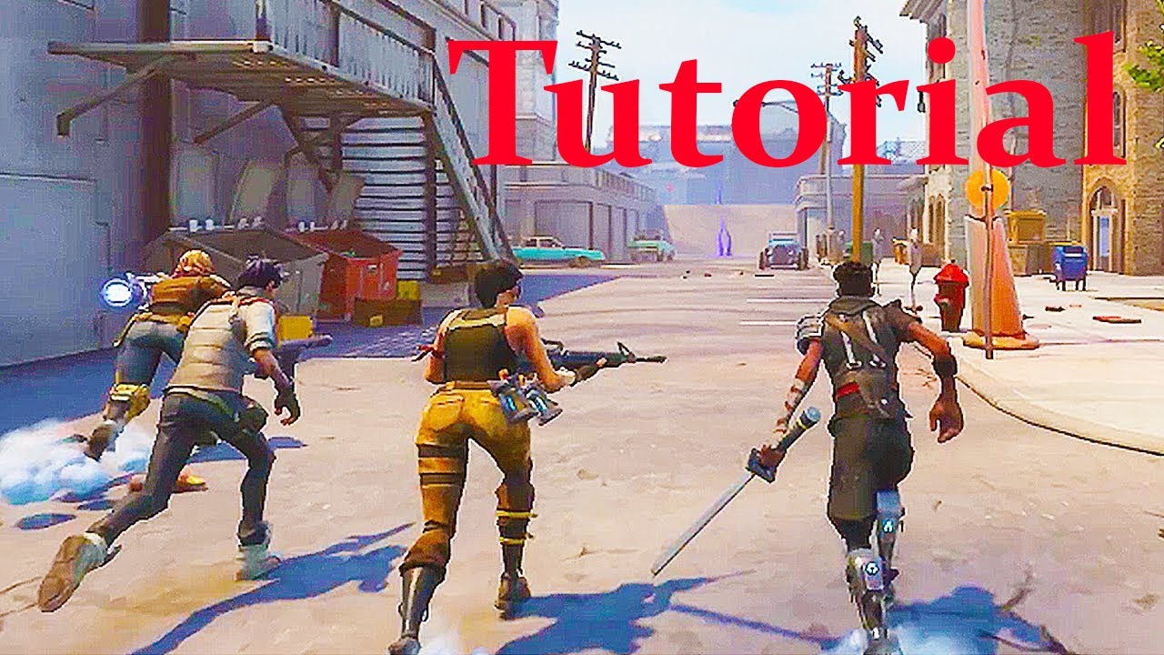 Fortnite : Tutorial Level : Save the world : PS4 - YouTube