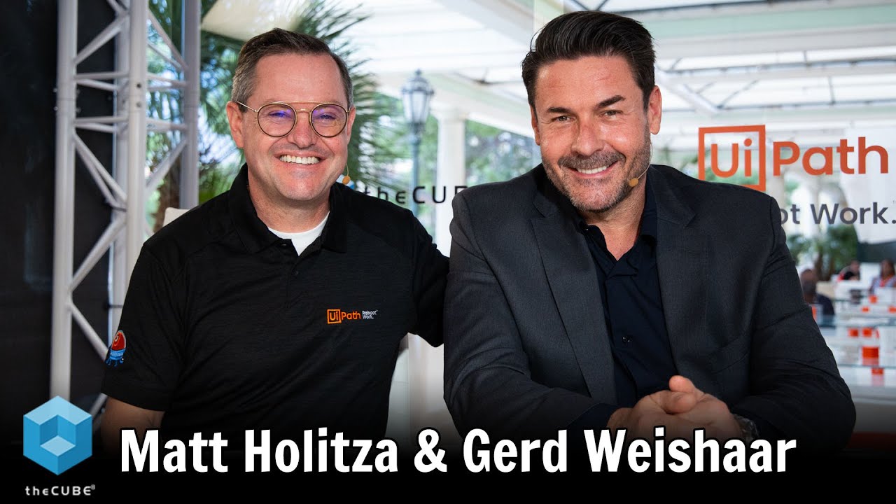 Matt Holitza, UiPath & Gerd Weishaar, UiPath | UiPath FORWARD IV - YouTube