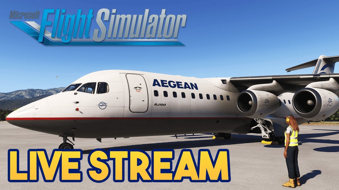 Microsoft Flight Simulator - Greek Island Hop - Just flight RJ146 ...