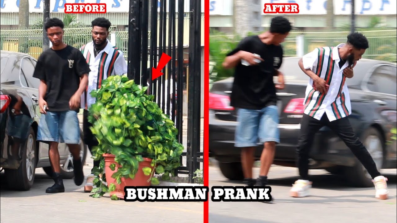 You'll NEVER Guess What Happened During This Bushman Prank! 🤯 - YouTube