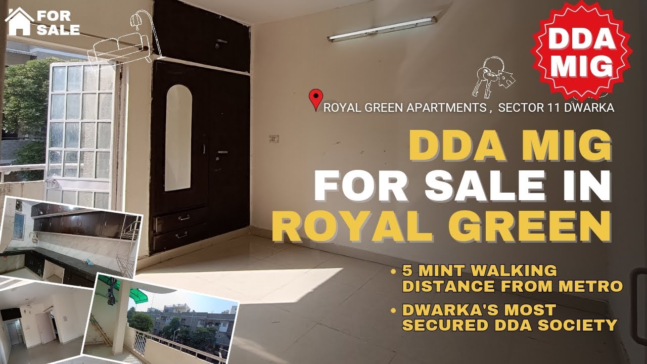 PRICE DROP!! DDA MIG FOR SALE IN DWARKA'S BEST DDA SOCIETY | ROYAL ...