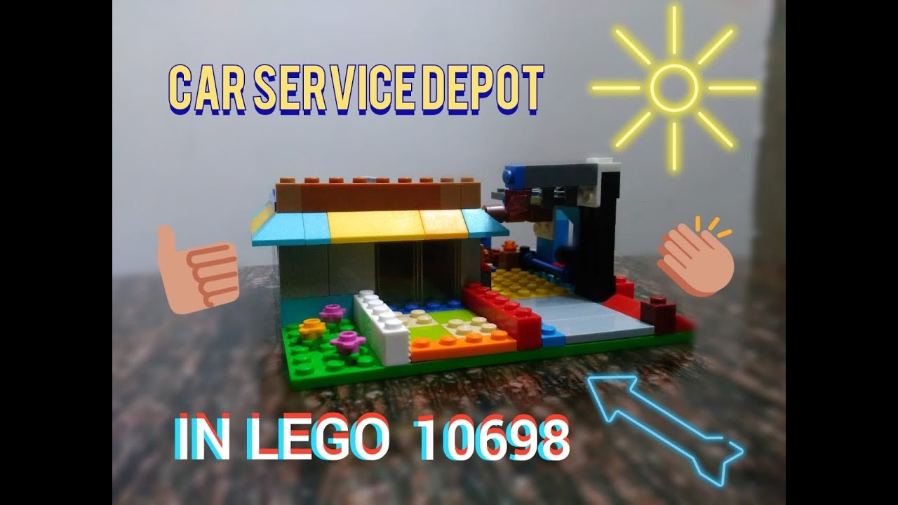 Car Service Garage in Lego 10698 | Creations Unlimited - YouTube