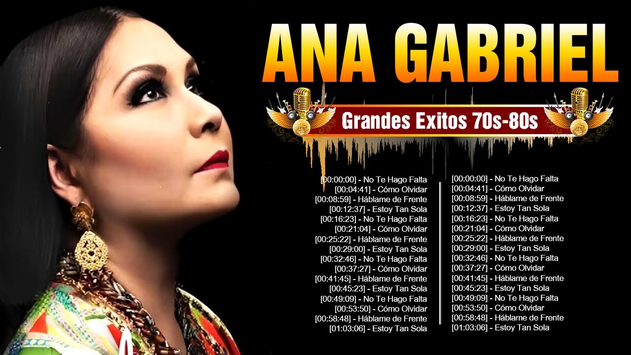 Ana Gabriel ~ Mix Grandes Sucessos Románticas Antigas de Ana Gabriel ...