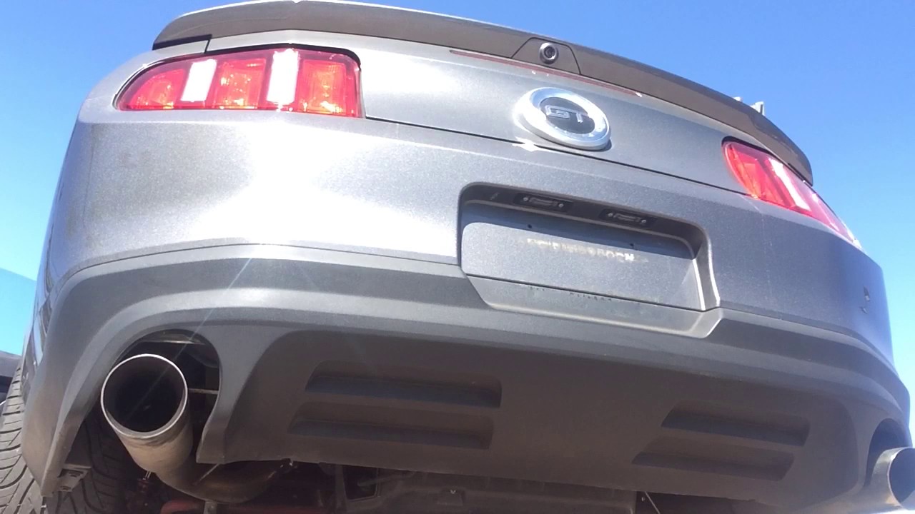 2011 Ford Mustang GT Pypes M80 Exhaust - YouTube