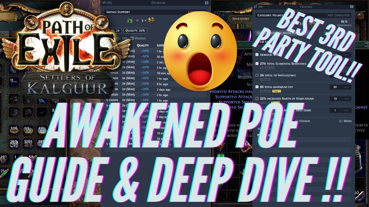 Path Of Exile - Awakened POE Full Guide / Make The Most Of This Awesome ...