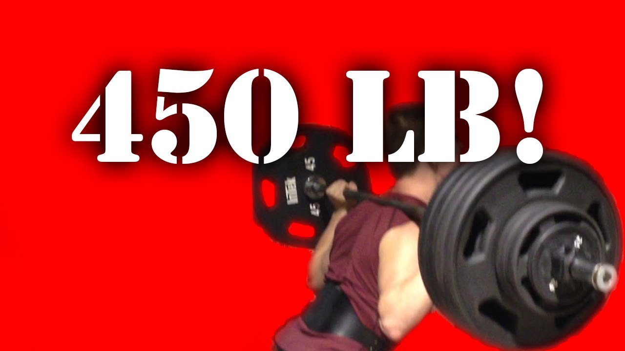 450 lb squat! 19 years old! - YouTube