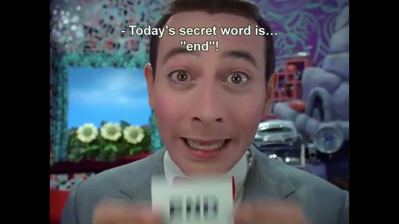 Pee-Wee's Playhouse Secret Word - YouTube