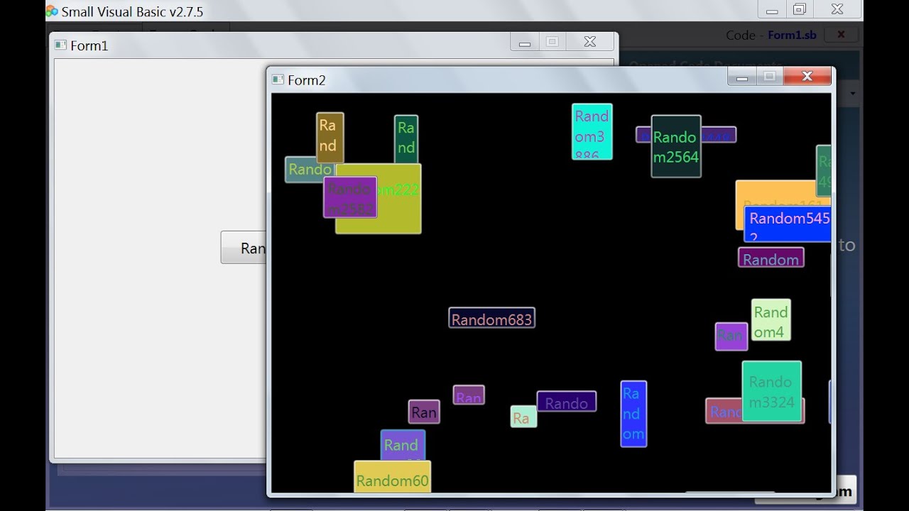 تعلم البرمجة بلغة Small Visual Basic، الدرس السابع والثلاثون: إنشاء ...