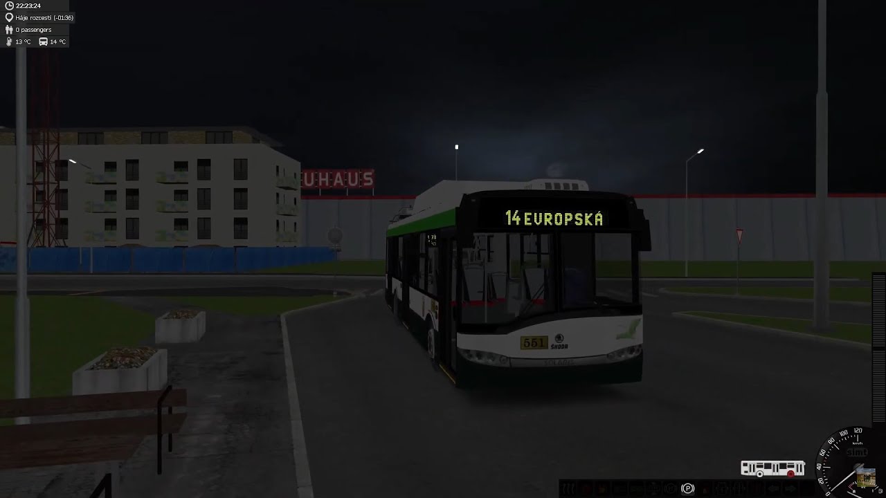 Simt Simulator Linia 14 Skoda 26tr - YouTube
