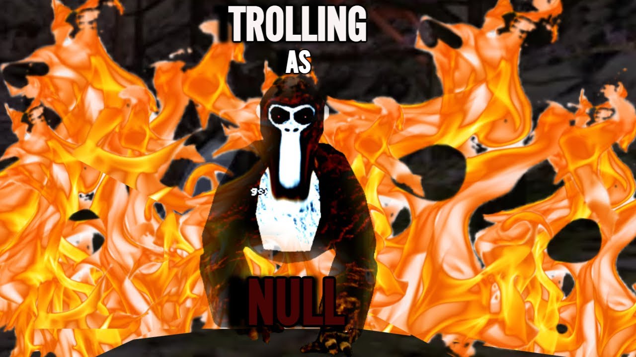 TROLLING AS NULL IN GORILLA TAG | GORILLA TAG VR - YouTube