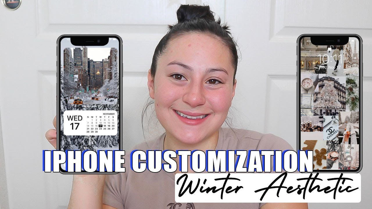 IPHONE 13 CUSTOMIZATION FOR WINTER AESTHETICS! | widgets + collages ...
