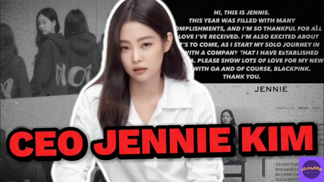 [SOJUWOON] BLACKPINK Jennie Establishes Personal Label ODDATELIER: CEO ...