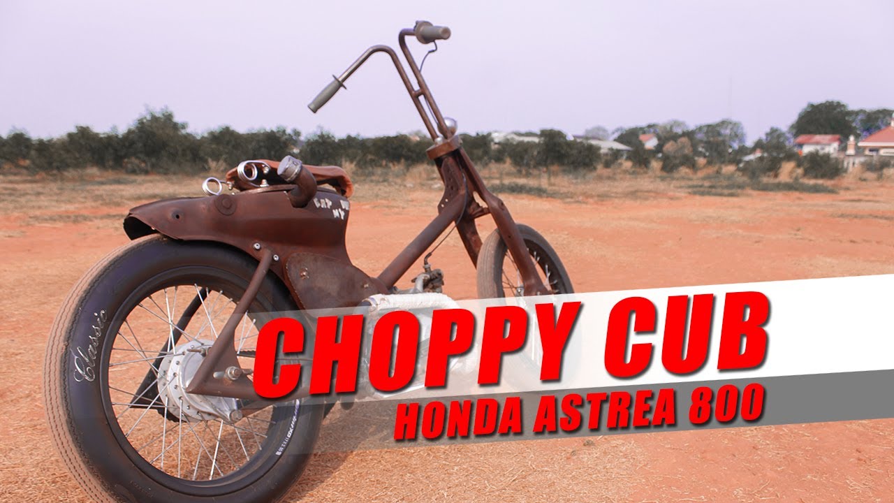 Choppy Cub Honda Astrea 800 INDONESIA - YouTube