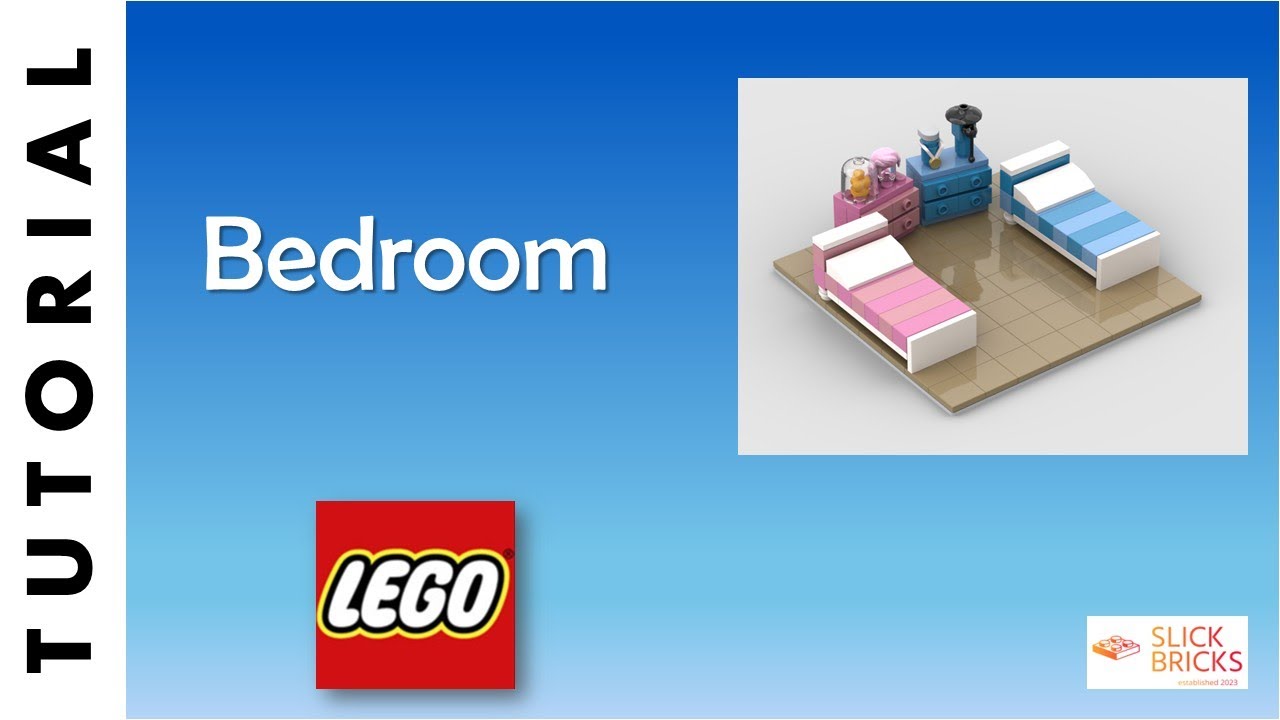 Tutorial: How to Build a Bedroom in Lego - YouTube
