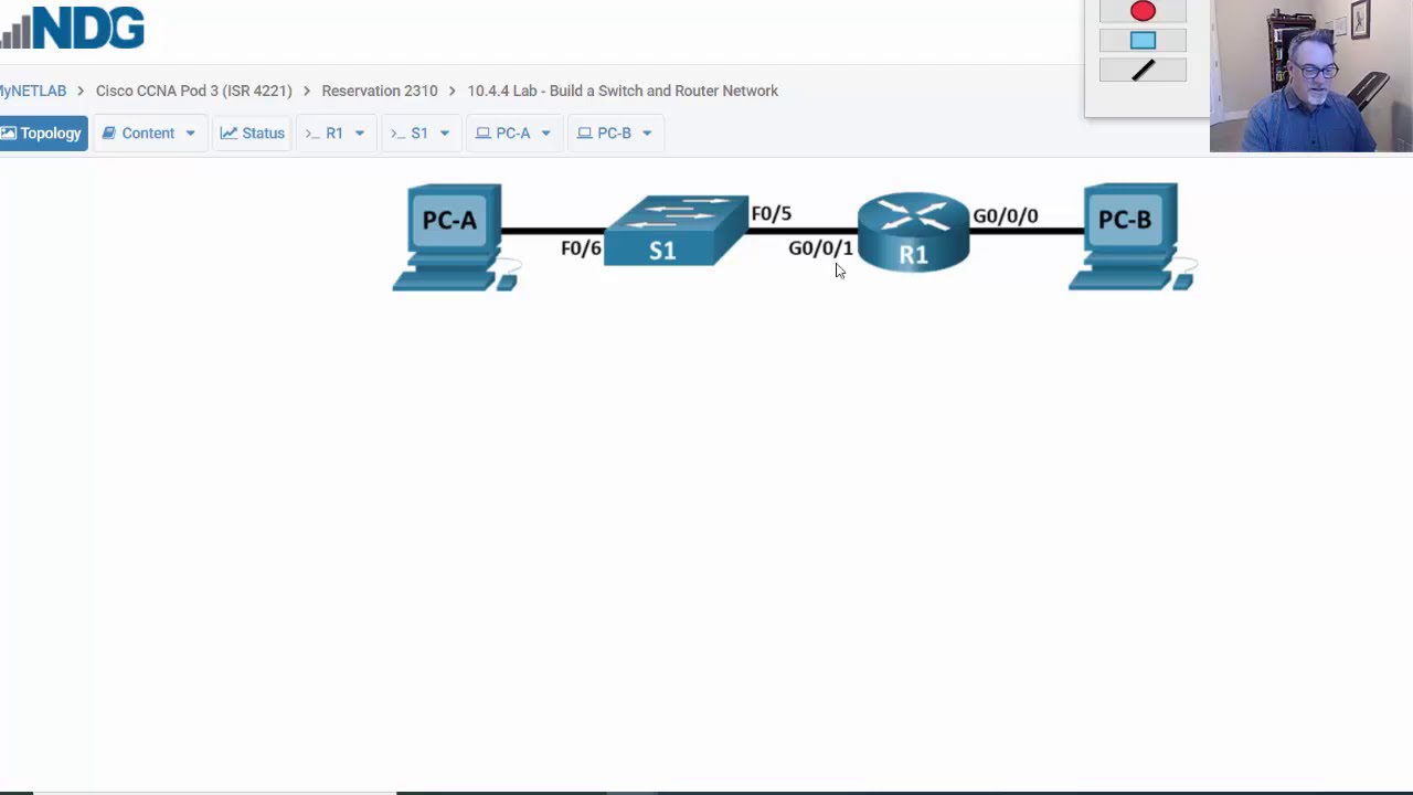19. CCNA Ch10 - Router, Switch, and PCs Network - Part2 - YouTube